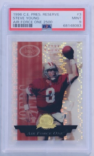 1996 Collector’s Edge President’s Reserve Steve Young Air Force One ...