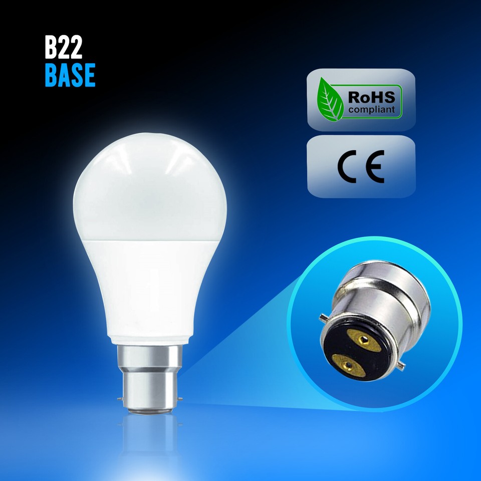 1-20 Pack LED 3W-25W 100W Bulb B22/E27 Bayonet GLS Lamp Light Bulbs ...