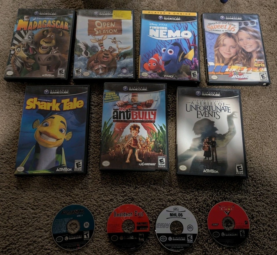 Nintendo GameCube console and 11 Game Bundle Lot (See Pictures) | eBay