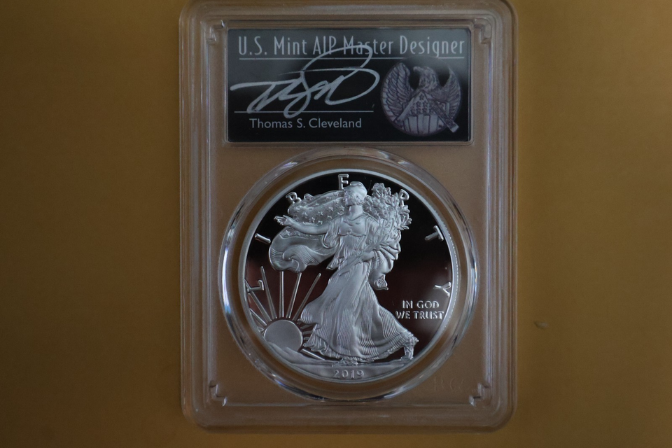 2019-S PROOF SILVER EAGLE PCGS PR70 DCAM FIRST DAY ISSUE Thomas ...