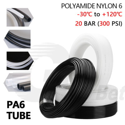 PA6 Nylon Tube Air Line Hose Air Ride Pneumatic Push Fit 4/6/8/10/12mm ...