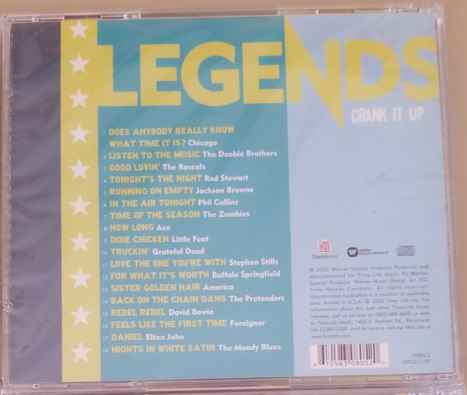 Time Life Music Legends & Rock Ballards Lot of 5 CD's Factory Sealed ...