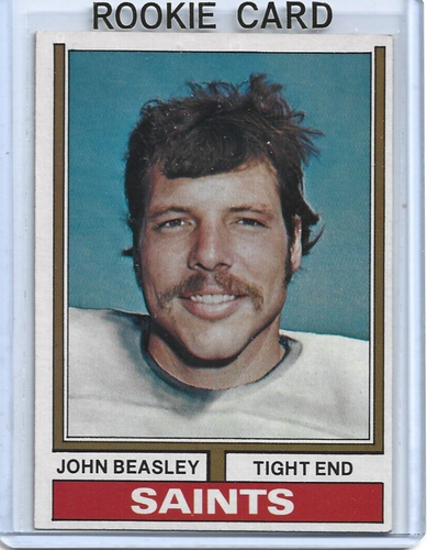 John Beasley-New Orleans Saints-1974 Topps Football ROOKIE Card #16 | eBay