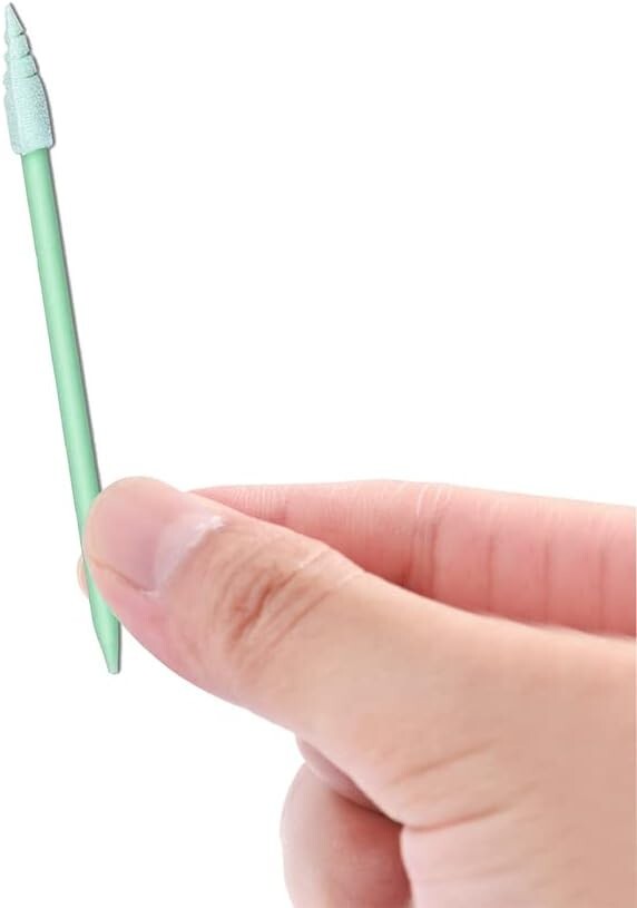 50 x Foam Tip Cleaning Swabs Sponge Stick Lint Free For Inkjet Printer ...