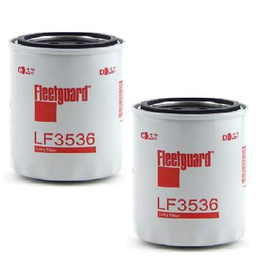 LF3536 Fleetguard Lube Filter (Pack of 2) Replaces Cummins Onan 1855835 ...