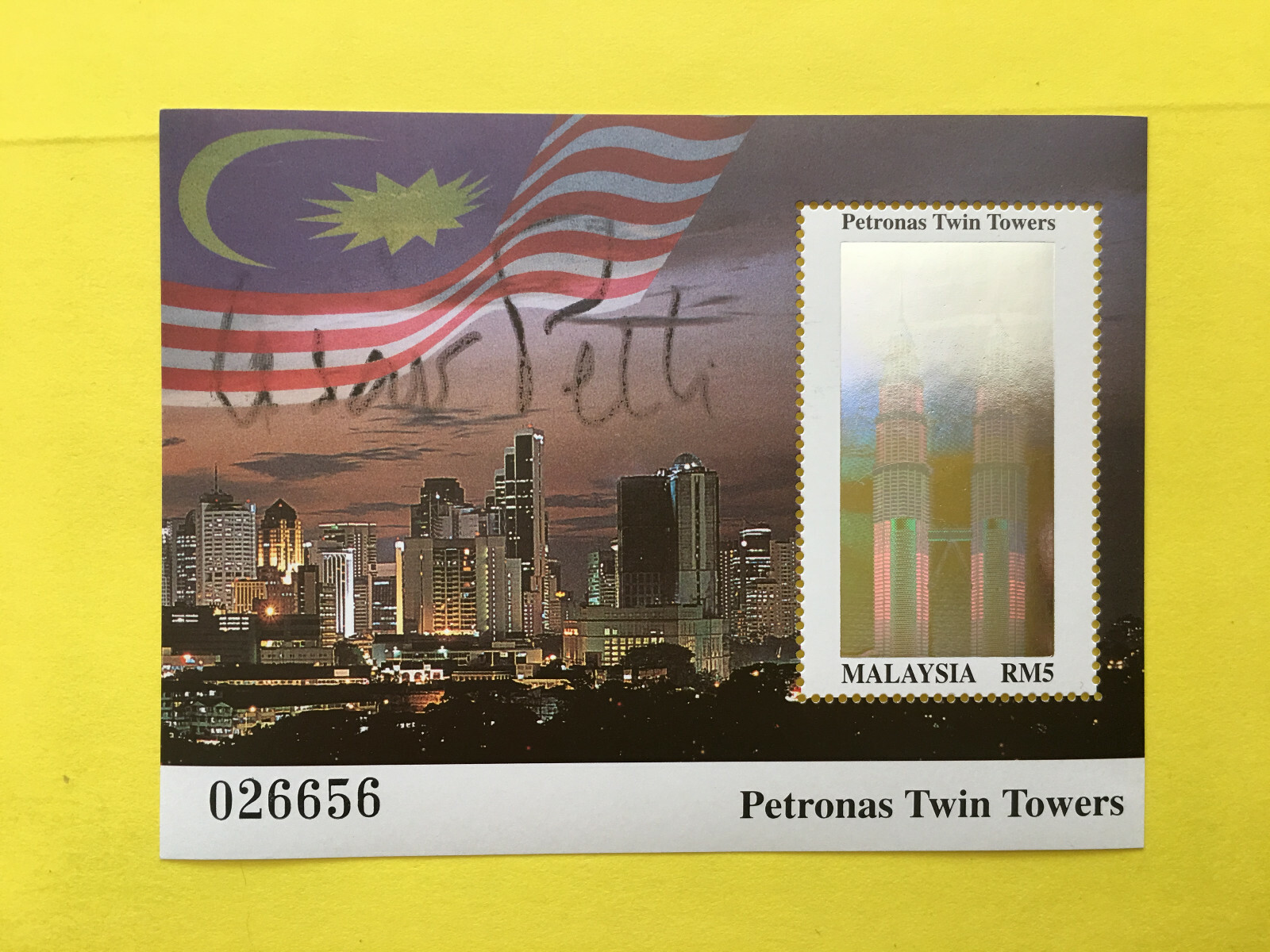 Cesar Pelli Architect " Petronas Twin Towers" Signed Autographed RARE ...