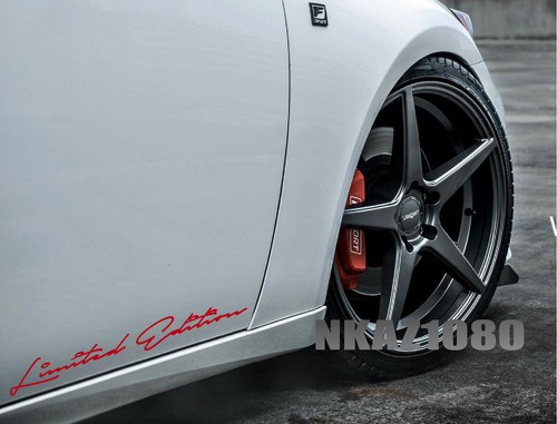 LIMITED EDITION Decal Sticker Racing Sport Performance Motorsport Car ...