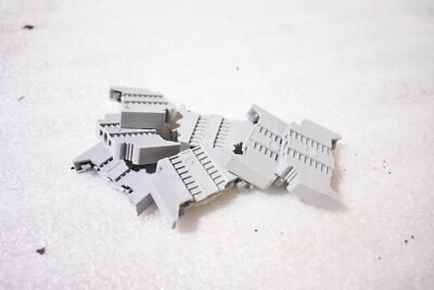 PHOENIX CONTACT 0800886 CONNECTOR END BRACKET RAIL TYPE GRAY (LOT OF 26 ...