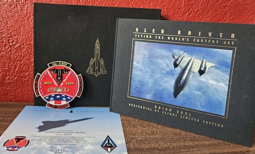 Sled Driver SR-71 Book #3629 + Patch & Box – SIGNED Collector’s ...