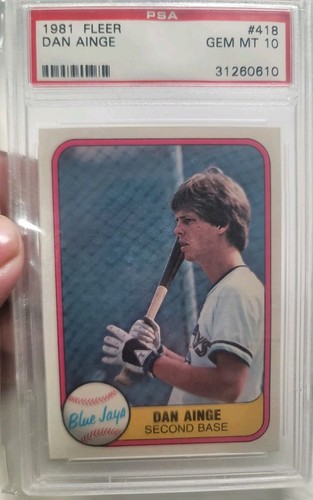 Danny Ainge/Dan Ainge 1981 FLEER rookie Card PSA 10 BASKETBALL Baseball ...