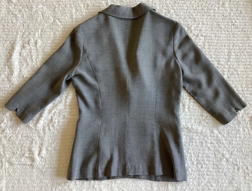 Mousan Women’s Jacket Linen Blend Grey XS - Made In Korea | eBay