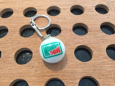 Vintage | Mountain Dew Marble Keychain | White, Green, and Red | 1998 ...