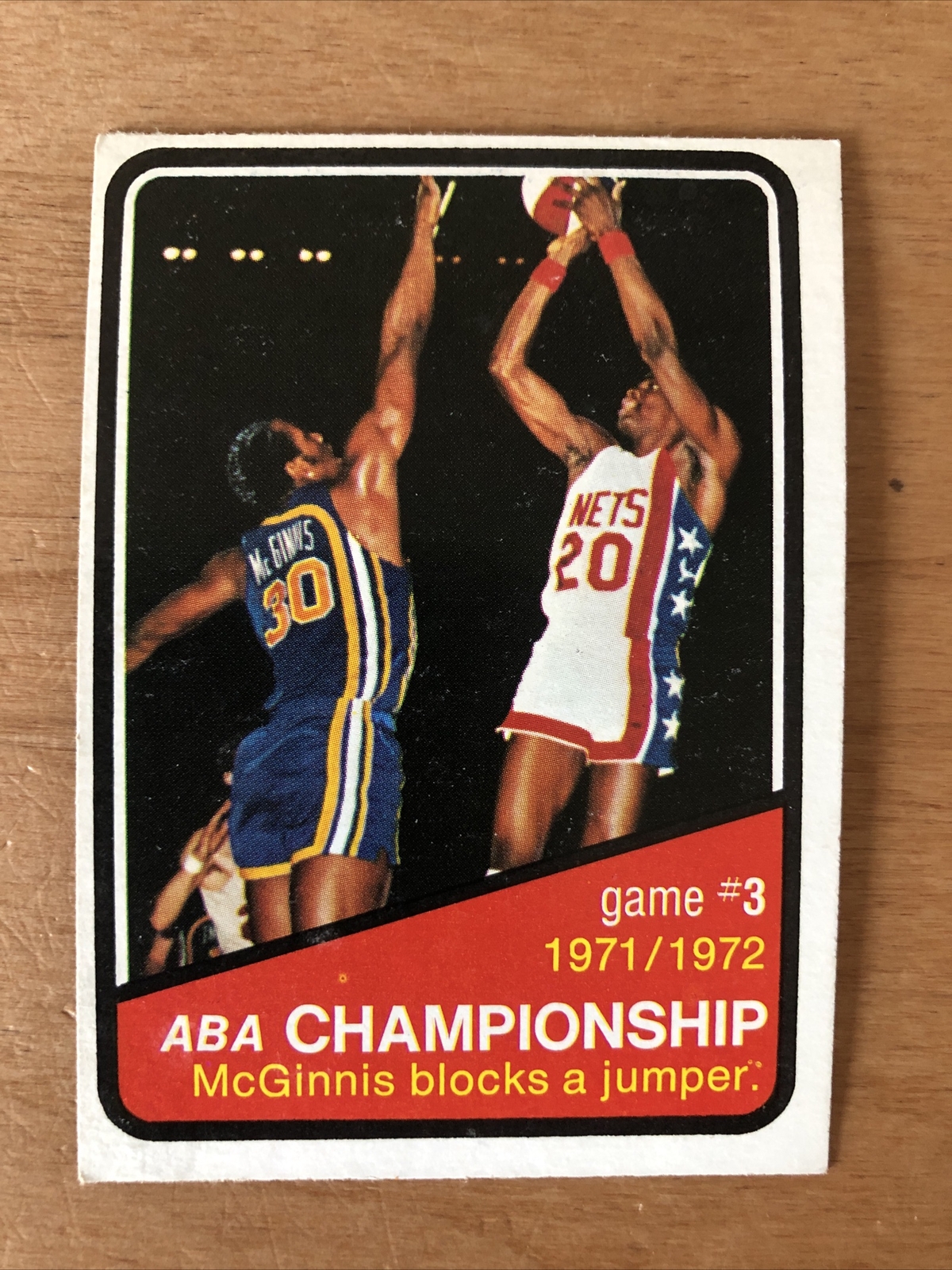 1972-73 TOPPS BASKETBALL ABA CHAMPIONSHIPS GAME 3 #243 McGinnis | eBay