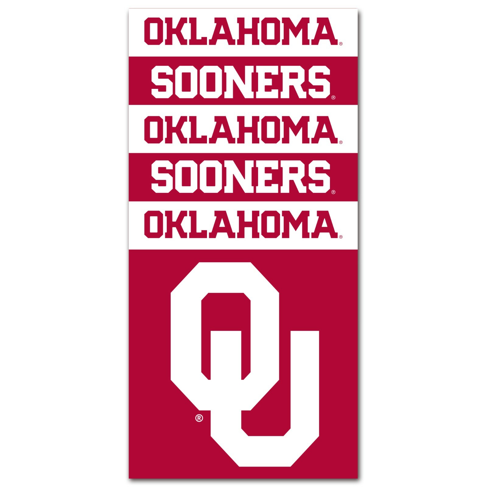Oklahoma Sooners NCAA Superdana Neck Gaiter Scarf/Face Mask FREE SHIP ...
