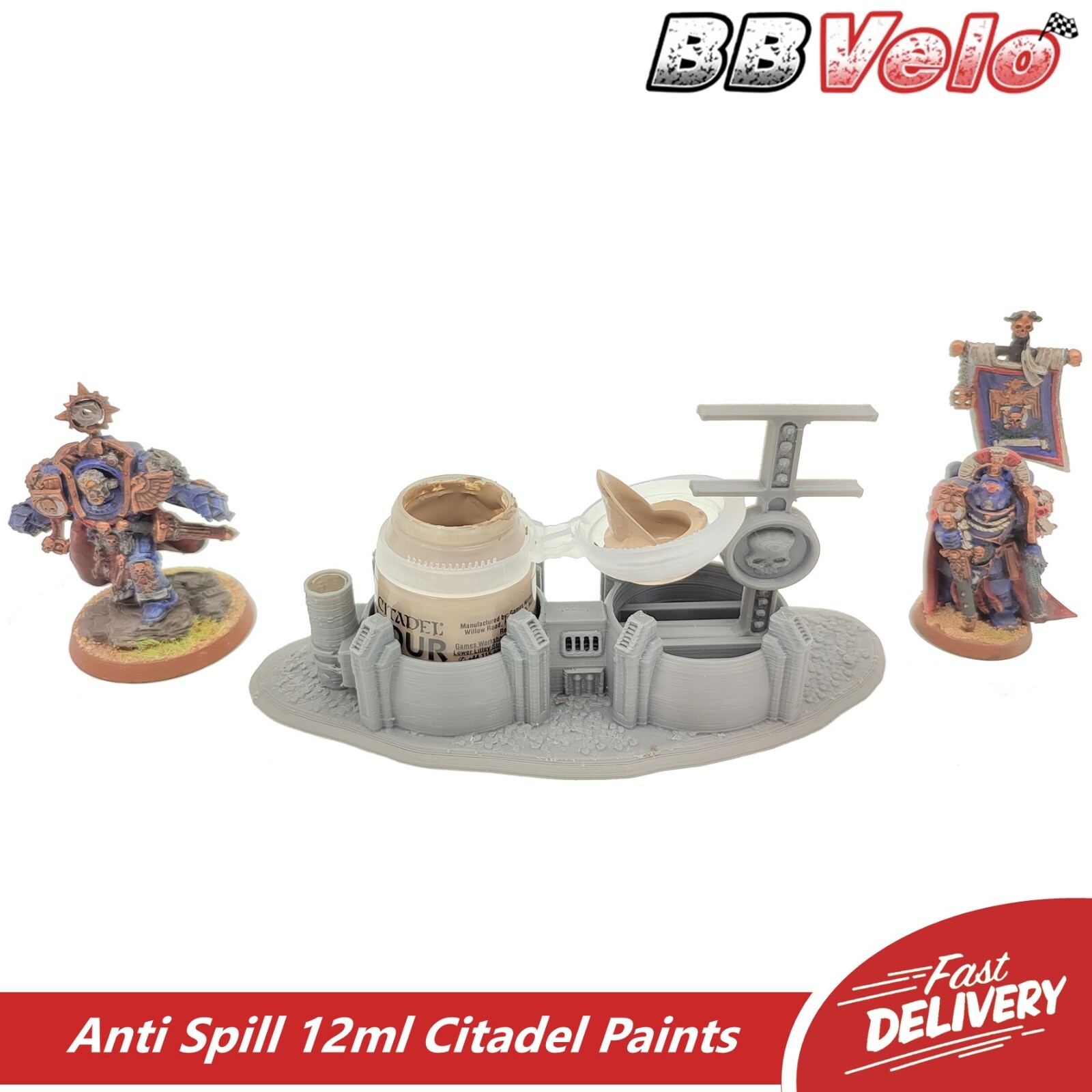 Paint Pot Holder For All Citadel GW Paints Anti-Spill Shade Base ...