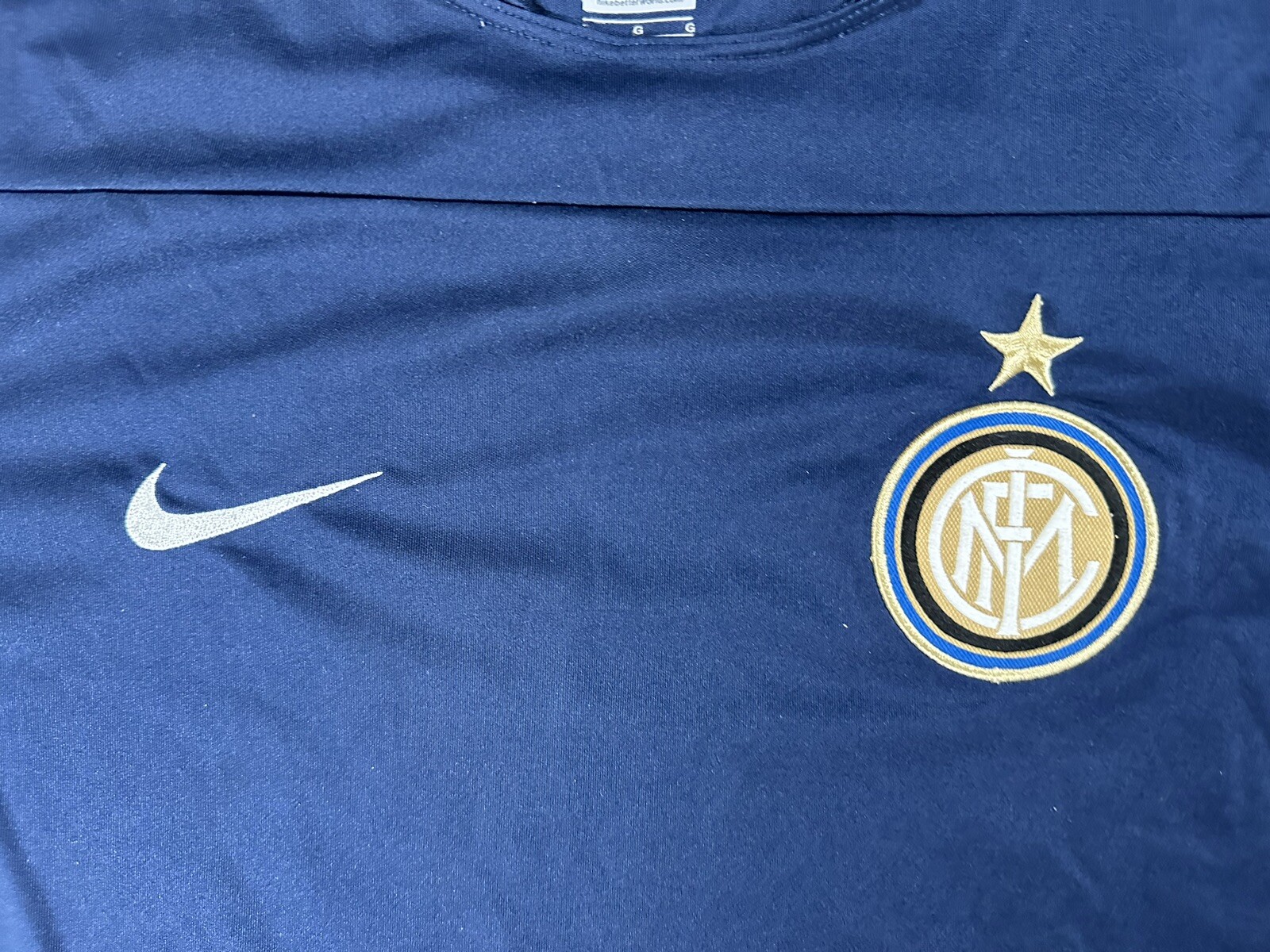 2013-2014 Inter Milan Nine Training Shirt Top Soccer Football Size L | eBay
