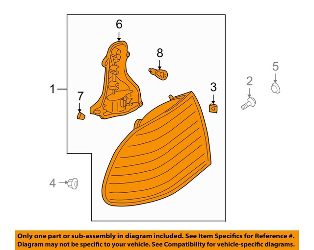 Genuine Porsche Cayenne 9pa Rear Light Left 95563148502 for sale online ...