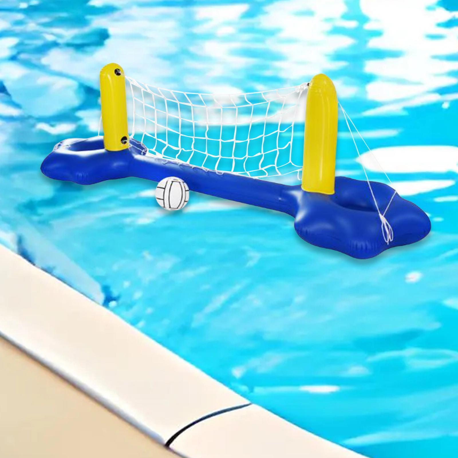 Floating Volleyball Net Inflatable Pool Volleyball Set for Family Girls ...