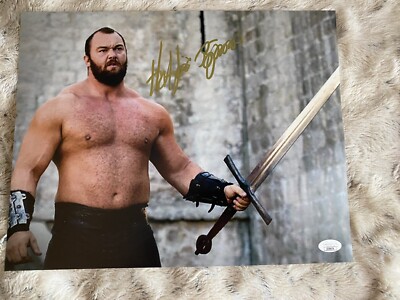 HAFTHOR BJORNSSON signed 11x14 PHOTO GAME OF THRONES MOUNTAIN THOR GOT ...