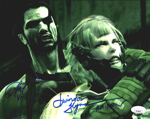 Quinton Flynn & Phil LaMarr Signed 8x10 Metal Gear Solid 4 Photo Raiden ...