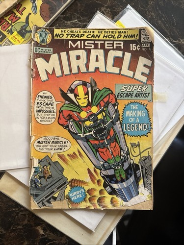 Mister Miracle #1 Nice Fine+ 1st Mr. Miracle & Oberon DC Comics + 7 11 ...