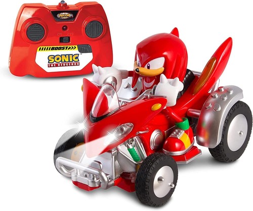 SONIC THE HEDGEHOG - KNUCKLES RADIO CONTROL CAR + TURBO BOOST BUTTON ...