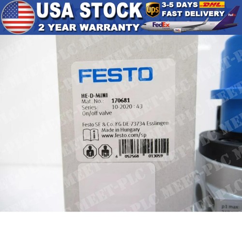 New Festo 170681 HE-D-MINI Shut off valve | eBay