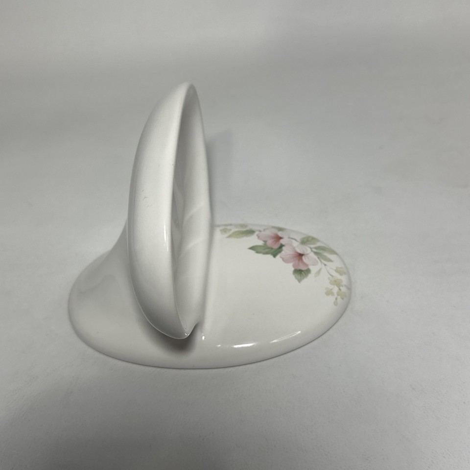 Vtg Floral Ceramic Wall Mount Soap Key Ring Dish Cottage Core French ...