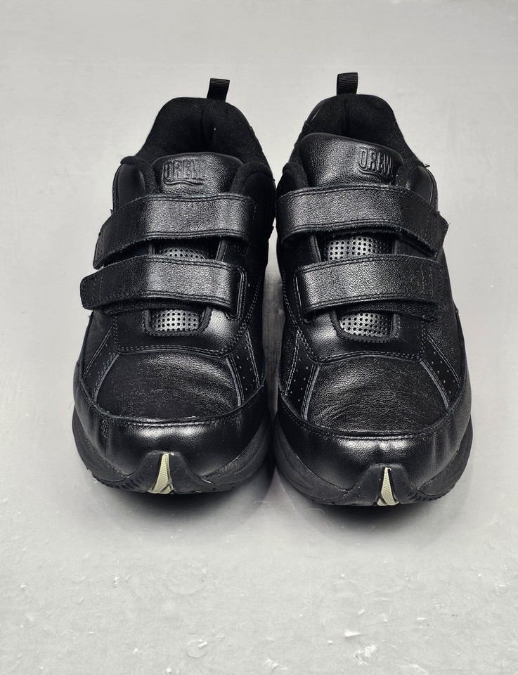 Drew Jimmy Sneakers Mens 11 Wide. Walking Shoes Strapped Black Leather ...