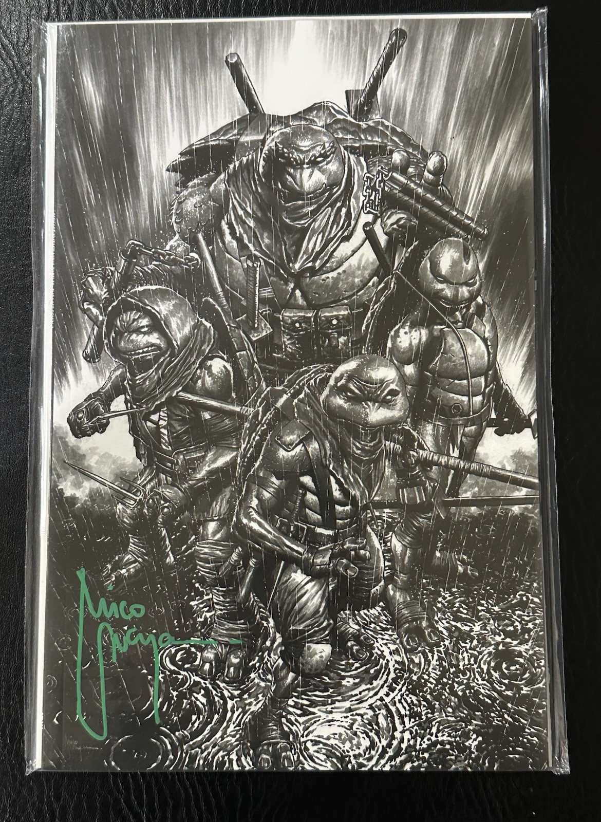 SIGNED MICO SUAYAN TMNT LAST RONIN RE-EVOLUTION #1 C2E2 SKETCH VARIANT ...
