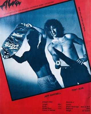 Alva Skateboard Ad Tony Alva Vintage Skateboard Print Ad 10x8 Jeff ...