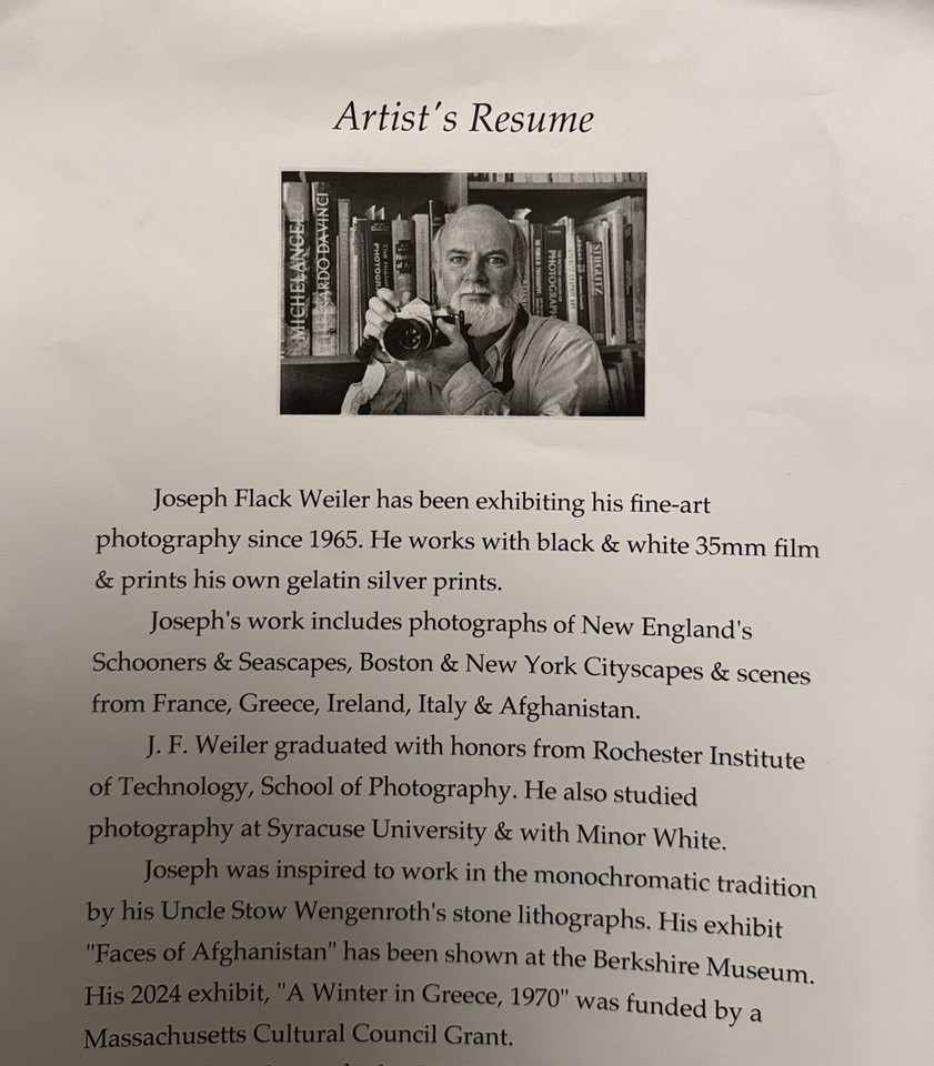 Joseph Flack Weiler (American, b. 1943) 10in x 8in Print 1/200 Rockport ...