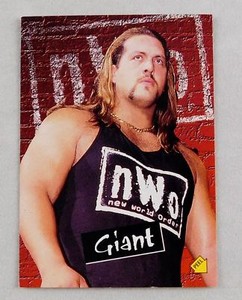 Big Show The Giant WCW Topps Wrestling Sticker Trading Card WWF Raw NWO ...