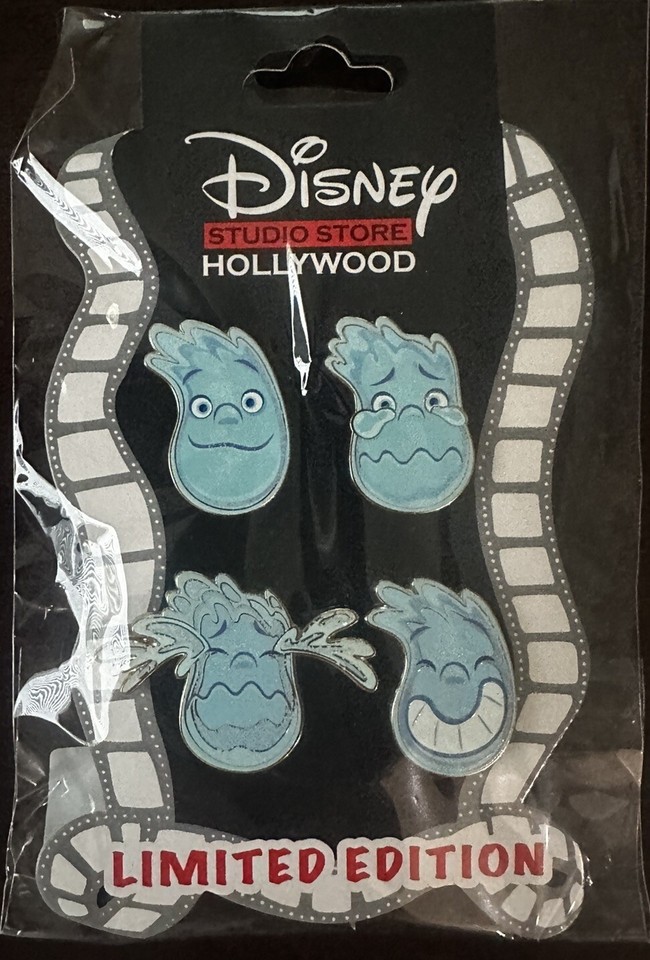 Disney Pixar DSSH DSF Elemental Wade 4 pin set Emotions Studio Store ...