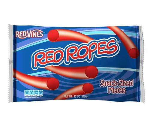 Red Vines 12 oz. RED ROPES Snack-Sized Pieces Licorice Candy *** BB 7/ ...