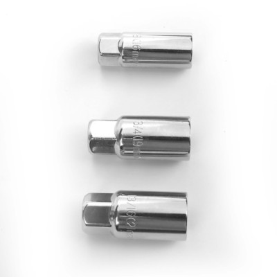 Corrosion Resistant Spark Plug Sockets Etched Labeling 3-Piece 5/8" 3/4 ...