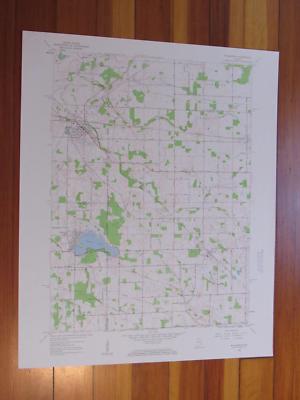 Walkerton Indiana 1960 Original Vintage USGS Topo Map | eBay