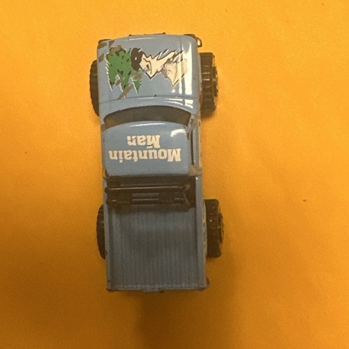 Vintage 1981 Matchbox Mini Pick Up Truck Mountain Man Blue White ...
