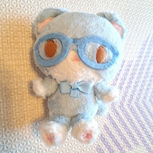 Mewkledreamy Suu Light Blue Cat Plush Glasses Rare Sanrio | eBay
