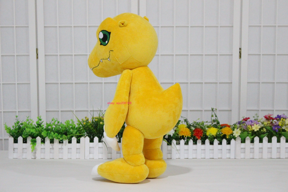 Digimon Agumon Dolls Figure Plush Toy Model Collectible Gift 50cm | eBay