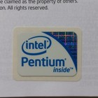 Intel Pentium Inside Case Decal Sticker Badge Logo OEM New Condition PC ...