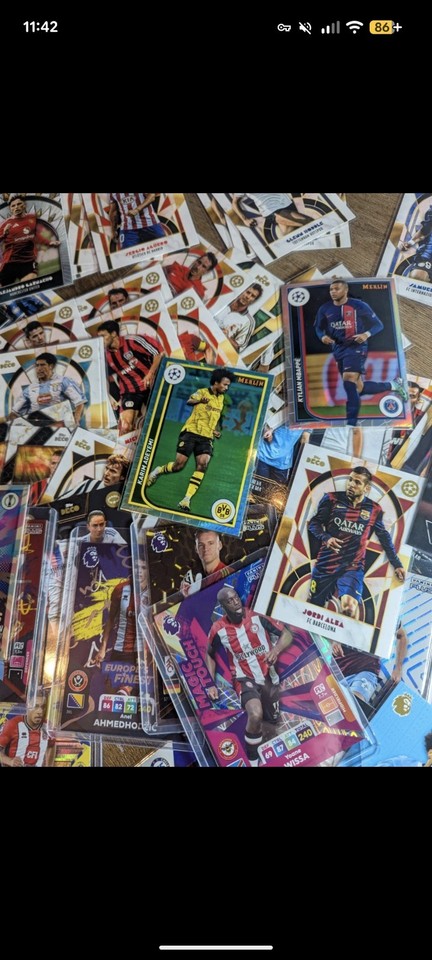 Job lot football trading cards x80 | eBay UK