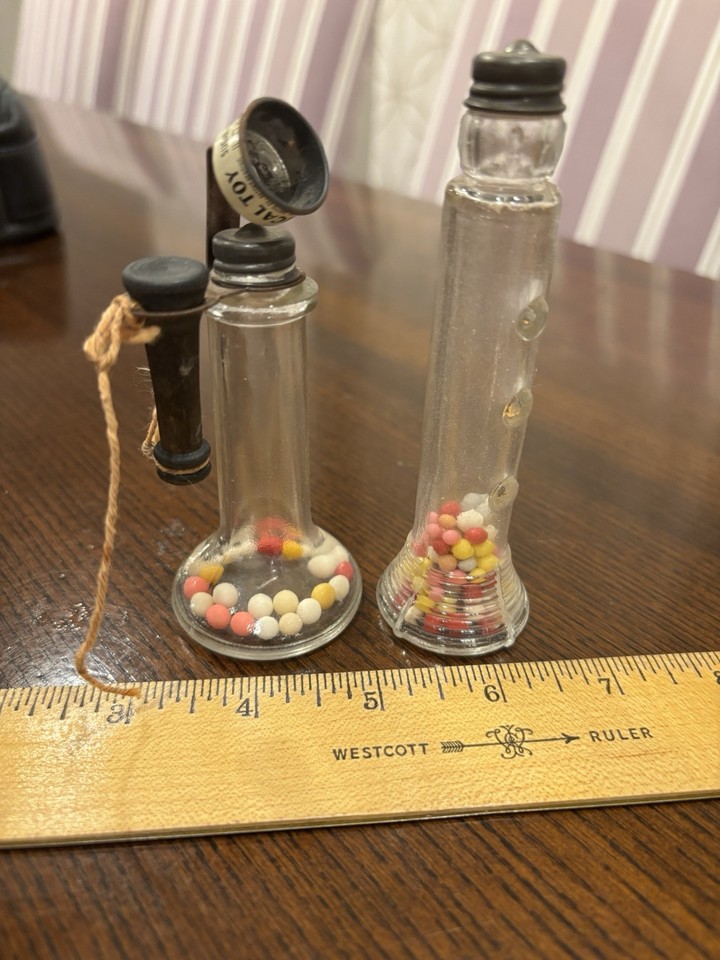 Rare Vintage 1930s-40s Candlestick Telephone, And Toy Horn | eBay