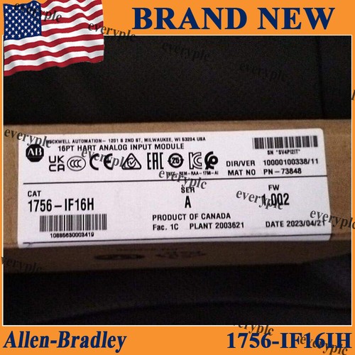 1756-IF16IH Allen-Bradley 16PT ISO Hart Analog Input Module 1756 IF16IH ...