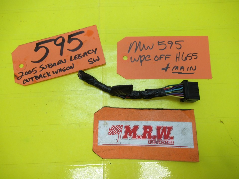 WIRE PLUG off TEMPERATURE CONTROL UNIT AC HEATER A/C for 05-09 LEGACY ...