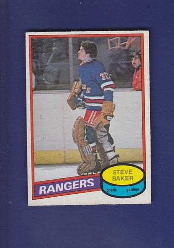 Steve Baker RC 1980-81 O-PEE-CHEE OPC Hockey #346 (EXMT) New York ...