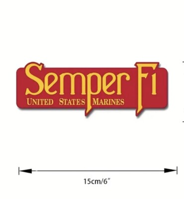 Semper Fi USMC Car/truck Sticker Decal | eBay