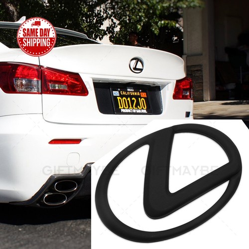 For Lexus Trunk Logo Badge Emblem Car Replace Matte Black F-Sport ES GS ...