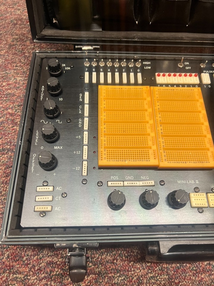 KNIGHT ELECTRONICS Mini Lab II Electronic Circuit Builder Plus Logic ...
