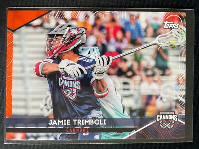 Jamie Trimboli 2022 Topps Premier Lacrosse League PLL Orange Card #'d ...
